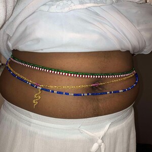 Vibrate Higher Goodess Waistbeads With Authentic Semi Precious Stones W ...