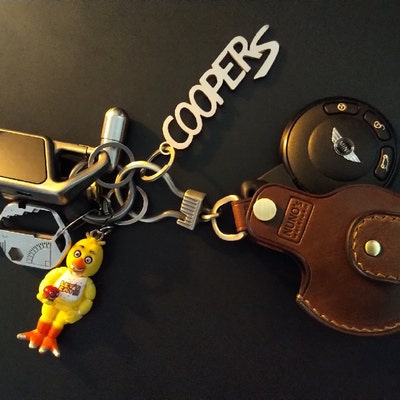 Mini Cooper Key Chain, Leather Car Key Fob Cover, Mini Cooper Keycase ...