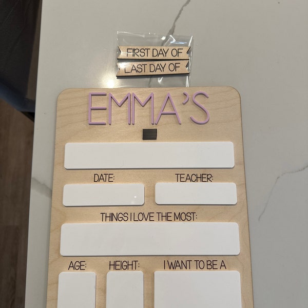 Changeable Back to School Sign and Last Day of School Sign ...