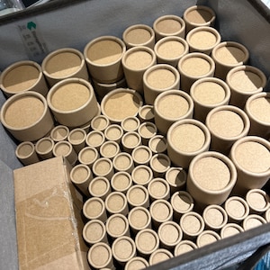 6 Eco Packaging Powder Jars 2oz 60g Eco Friendly Jars for - Etsy
