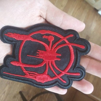 Spider-man Miles Morales Graffiti Chest Emblem Embroidered Patch, Iron ...