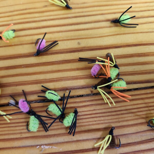 Eggstasy Fly Fishing Flies: Red Tungsten, Sockeye Peach - 12 Pack - Etsy