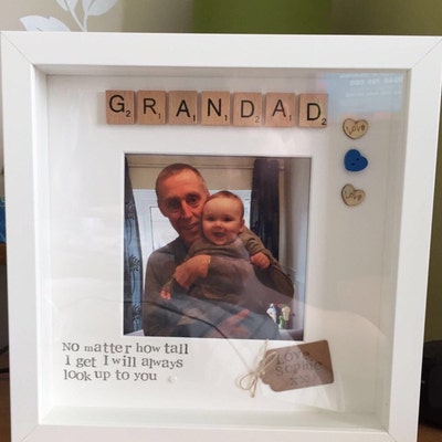 Grandad Photo Frame Fathers Day Gift Personalised Grandad Frame I Will ...