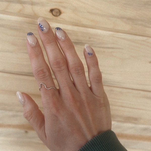 River Trail Sterling Silver Ring | Custom Trail Ring, Custom River Ring ...