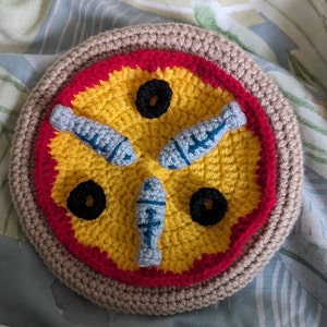 Crochet Pattern Sandwich Coaster Set Crochet Lettuce, Fried Egg ...