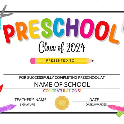 Editable Kindergarten Graduation Certificate, Kindergarten Graduation ...