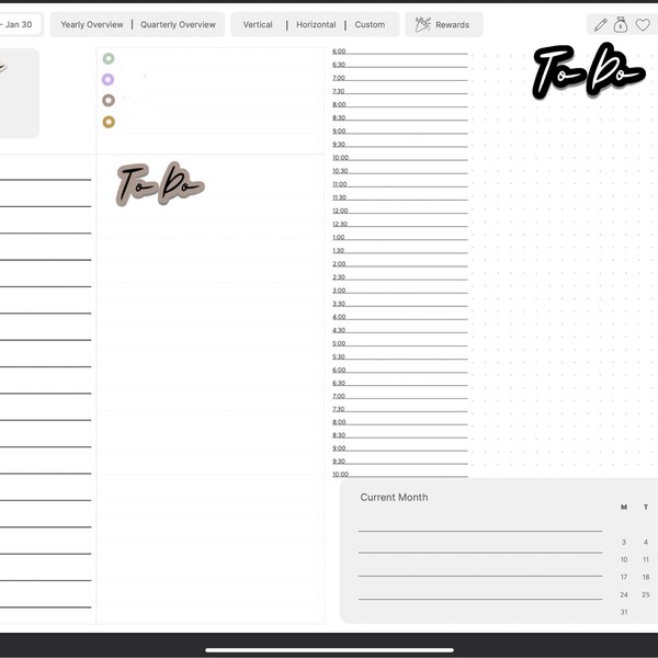 Pastel Goals & Projects Widgets, Digital Stickers, Individual Pngs ...