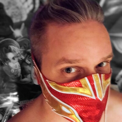 BANDIDO Wrestling Mask Luchador Costume Wrestler Lucha Libre Mexican ...