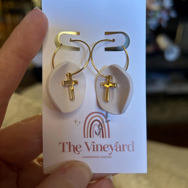 Macrame Cross Keychain - Etsy