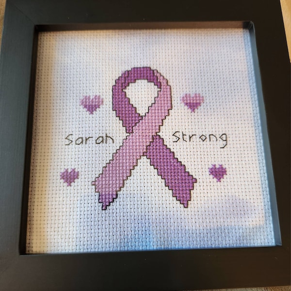 Awareness Ribbon Cross Stitch Pattern - Please Read Description Before ...