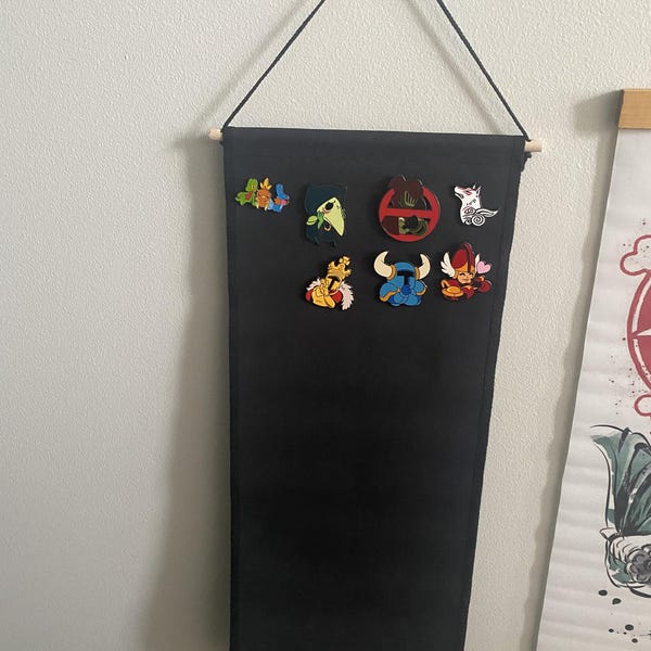 Enamel Pin Banner, Pin Display, Enamel Lapel Pin Display, Enamel ...