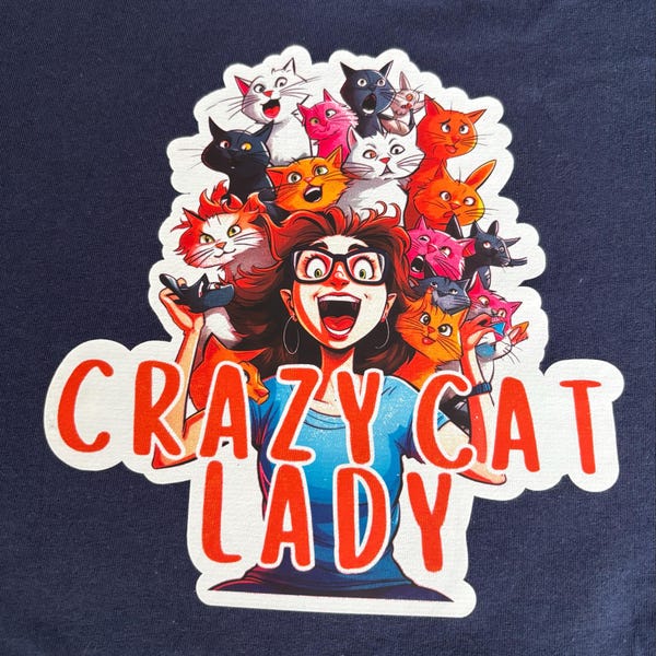Crazy Cat Lady Png Printable, Cat Mum Mom Png, Digital Download ...