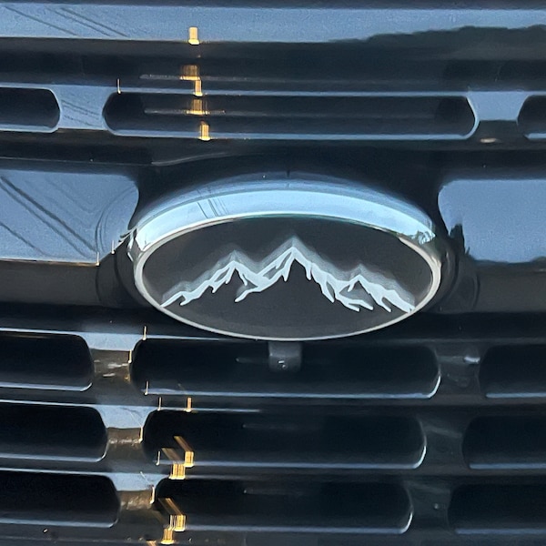 Emblem Overlay DECALS Compatible With Subaru Ascent 2023-2024 | Front ...