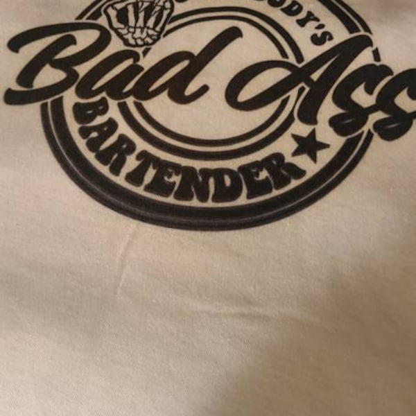 Somebody's Bad Ass Bartender SVG - Png - Dxf - Pdf - Cricut Cut File ...