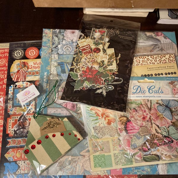 Handcrafted Graphic 45 Fruit and Flora Watering Can House Paper Creation - Etsy