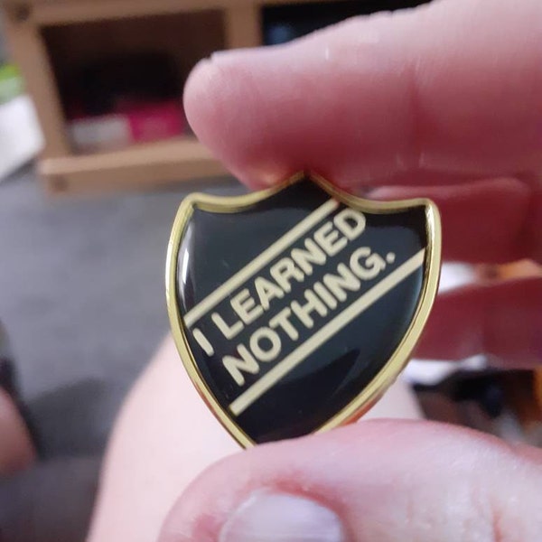 Create Your Own School Shield/bar Pin Badge - Etsy UK