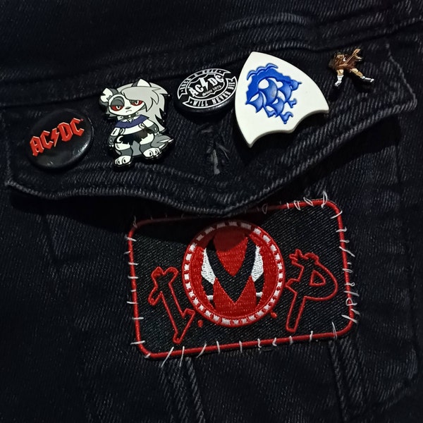 Helluva Boss IMP Logo Embroidered Patch | 3 Inch Sew on Embroidered ...