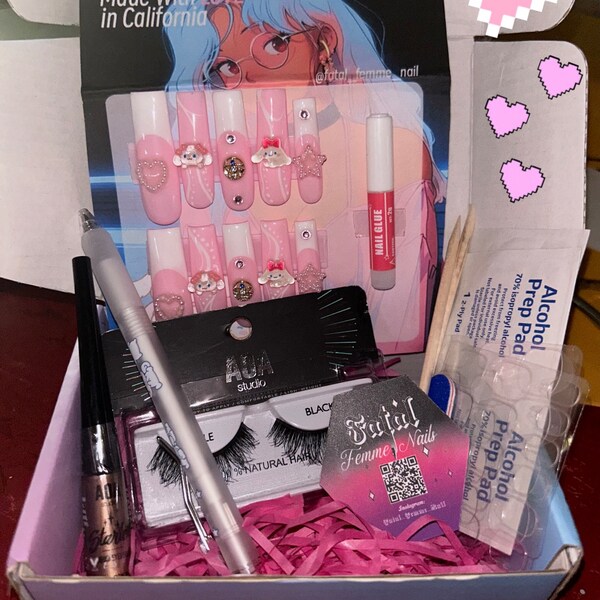 Luxury Press on Nail/beauty Box, Luxury Gift Box for Her, Birthday ...