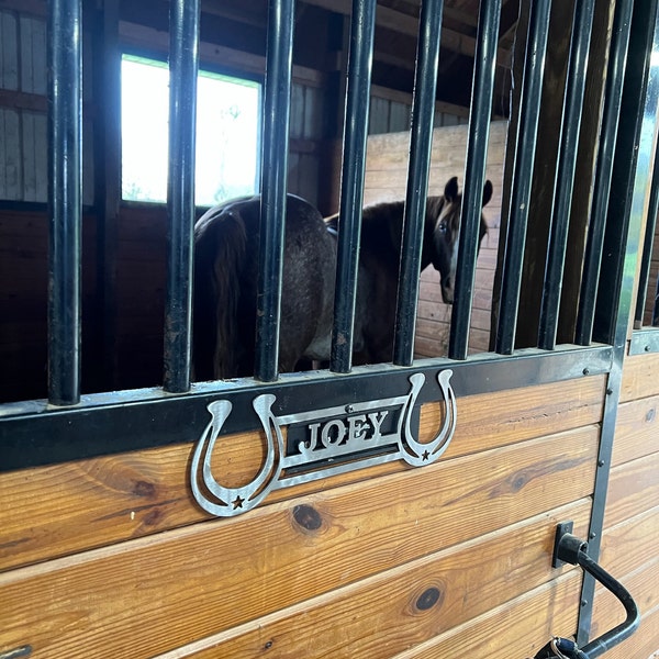 Personalized Horse Stall Name Plates - Etsy
