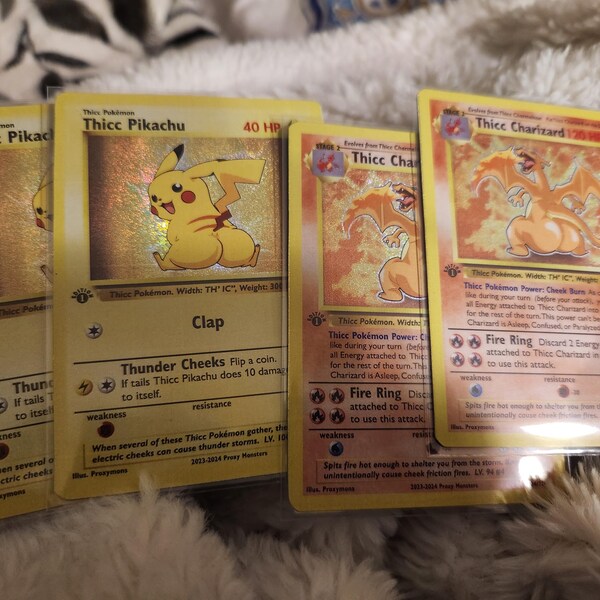 Custom-made Thicc Charizard Card - Etsy