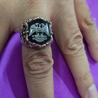 Mens Custom Symbol Ring, Vintage Navy Rings for Men, Anchor Ring Celtic ...