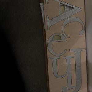 Birthday Backdrop Name Sign, Name Sign for First Birthday Party, Wood ...