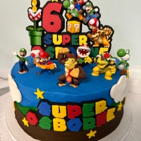 Super Mario inspirierte Cake Topper - Etsy.de