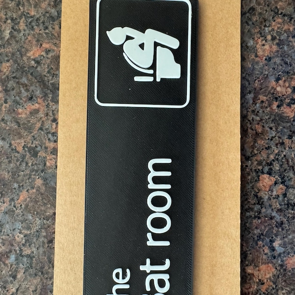 The Bat Room Sign | Funny Superhero Bathroom Decor | Office Wall Art ...