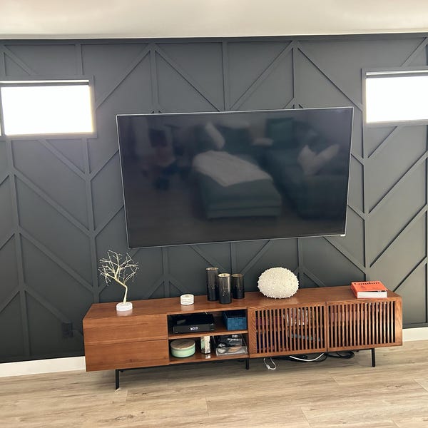 Custom Size Wooden Reeded Cabinet Doors, Modern 3D Kitchen Cabinet Door ...