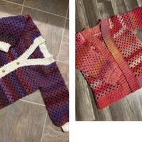 CROCHET PATTERN & VIDEO/ Mini Pop Cardigan Crochet Pattern / Easy Top ...