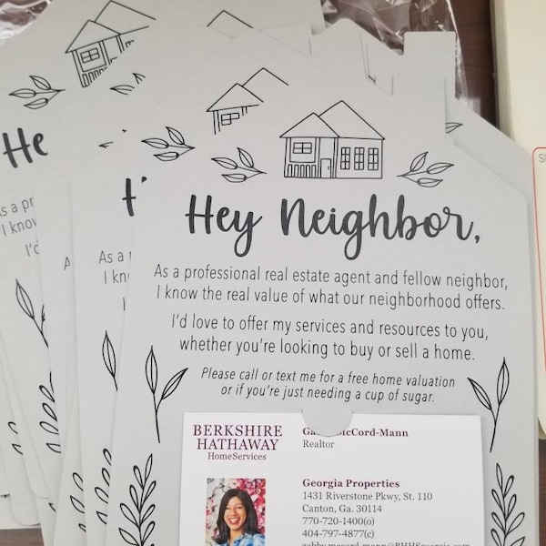 SET of Hey Neighbor Real Estate Mailer | Real Estate Agent Marketing ...