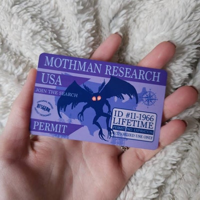 Cryptid Search Permit Collection Wallet-sized Metal Card - Etsy