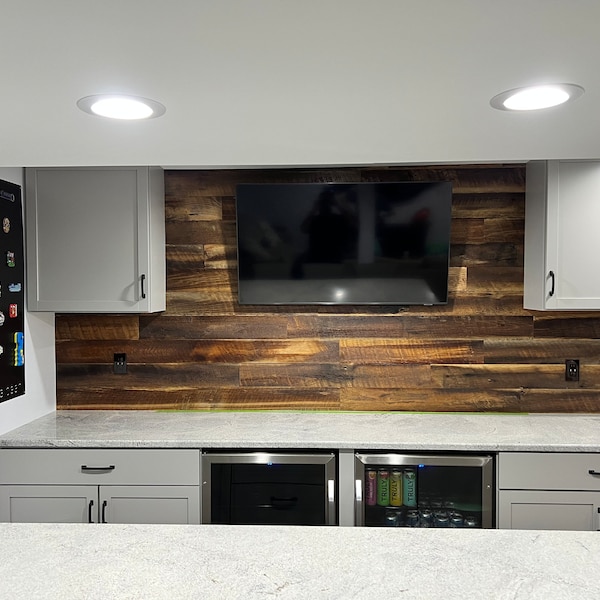 Wood Wall Planks | Rustic Reclaimed DIY - Etsy