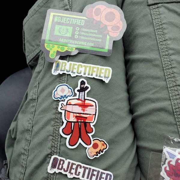 Objectified Comic Stickers [simple Collection] - Etsy