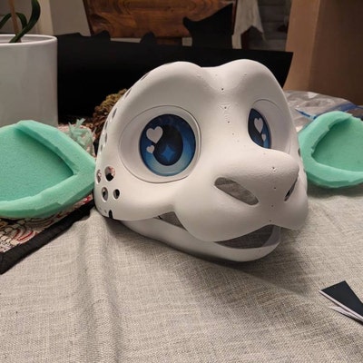 Canine Skull Dog 3D Printed Fursuit Head Base Kit - Etsy