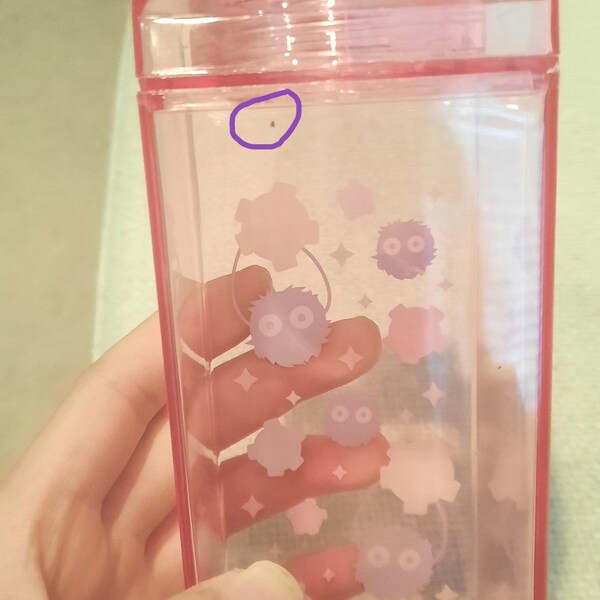 Soot Sprites Water Bottle, Kawaii Water Bottle, 16.9 Oz Bottle, Yellow ...