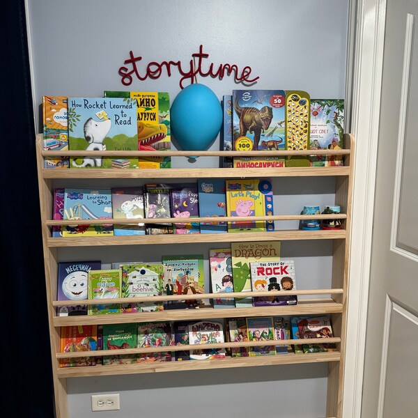 Storytime Wall Sign for Reading Corner Knitted Words / Bookworm / Knit ...