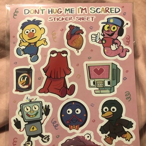 Dont Hug Me Im Scared DHMIS Die Cut Vinyl Sticker Sheet - Etsy