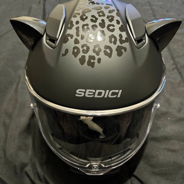 Cheetah Print Reflective Bike Safety Decals Helmet Body Decal Fork Rim ...