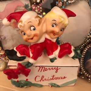 Vintage Japan Snowman Candy Holder or Planter Jaunty Fellow | Etsy