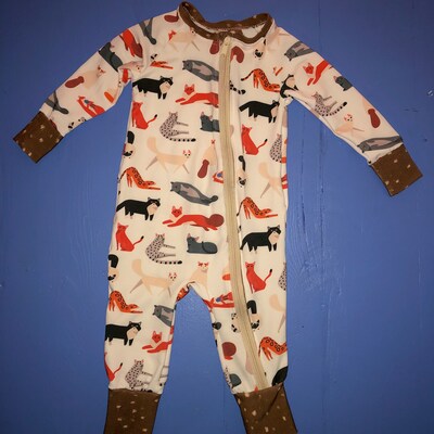 Baby Zip Suit Sewing Pattern With Optional Mitts for Hands and Feet, Sizes Preemie to 6Y, PDF ...