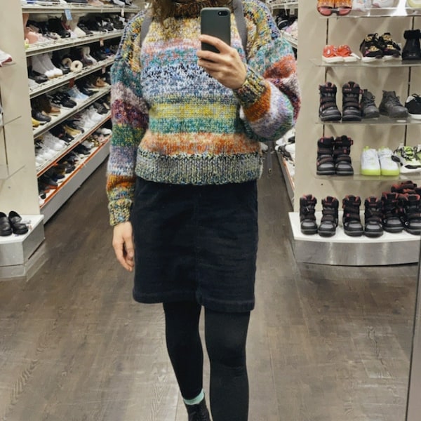 Hand Knitting Pattern -the Jupiter Jumper - Etsy