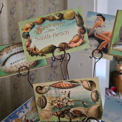 Forget-me-nots Shoe Birthday Postcard, C. 1910 - Etsy