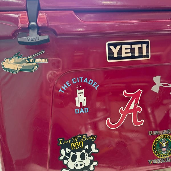 Big Red Sticker - Etsy