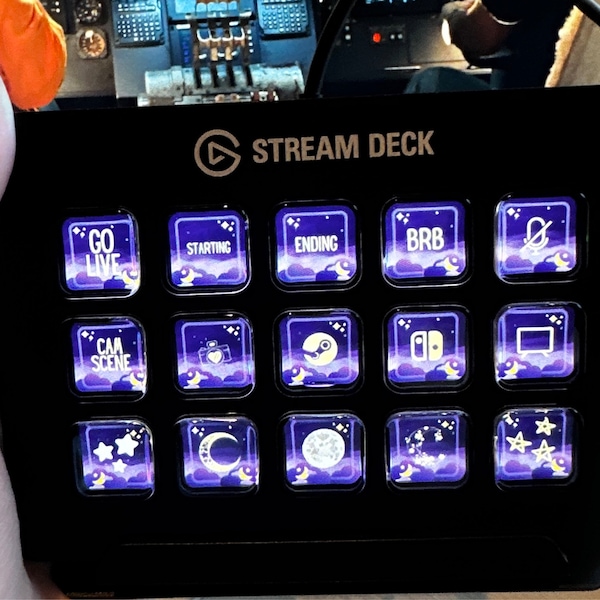 Moonlight Stream Deck Icons: 90 Twitch Buttons (digital Download) - Etsy