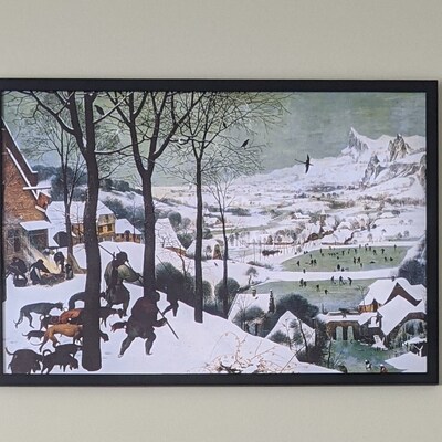 Bruegel Hunting Hunters in the Snow Winter by Painter Pieter Bruegel ...