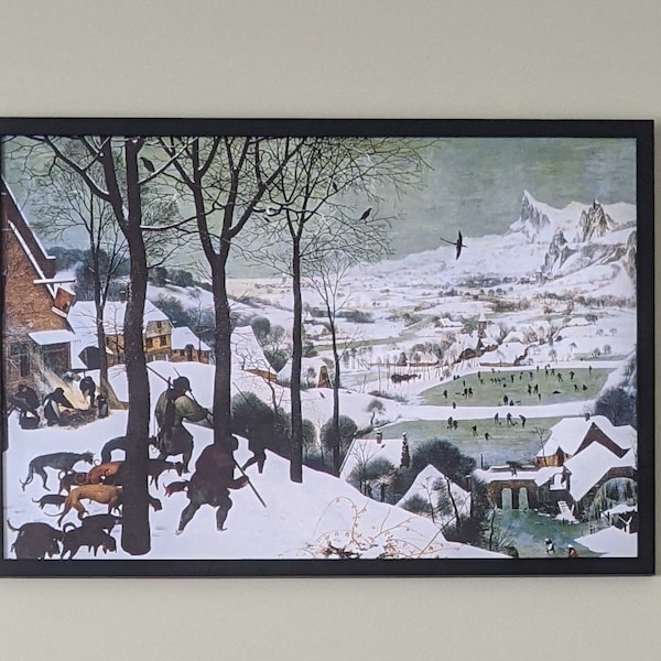 Bruegel Hunting Hunters in the Snow Winter by Painter Pieter Bruegel ...