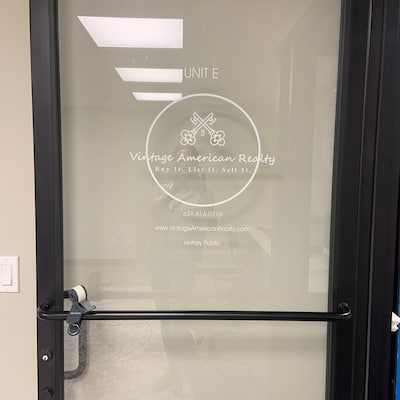 Custom Business Door Decal, Custom Business Decals, Vinyl Decal for ...