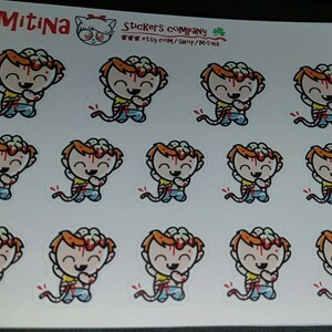 MITINA / Taking a Shower Stickers /shower Stickers / Bathtime Stickers ...