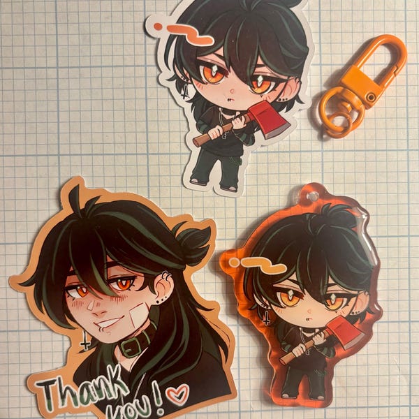 Acrylic Keychain & Standee Sol - the Kid at the Back VN | Solivan ...